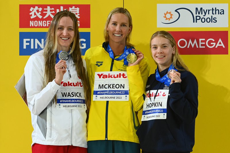 Proud and Hopkin power to world medals on penultimate night | Swimming ...