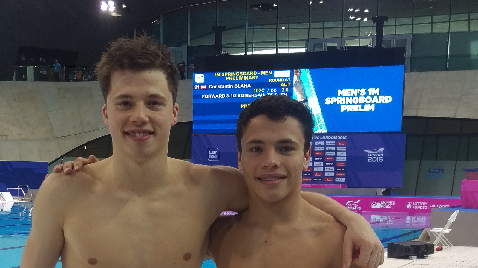 Brits make a splash in Men’s 1m | Diving News | British Swimming