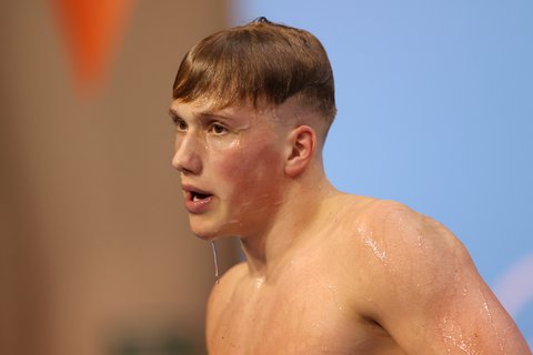 Harris and Morgan clinch close victories in backstroke battles ...