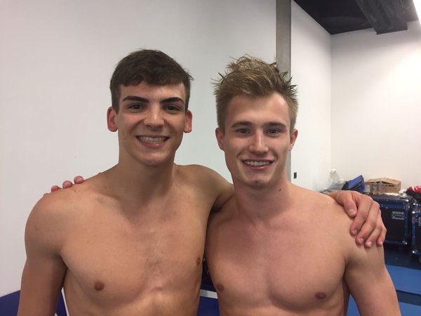 Laugher and Haslam secure 3m final berths | Budapest 2017 | British ...